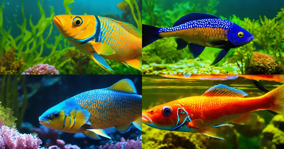 Lexica - Create an image depicting a fish in a natural aquatic ...