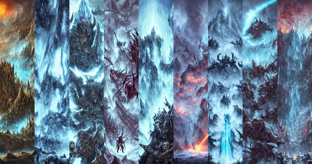 Lexica - Vast ice dungeon, undead army, fire lightning, warcraft ...