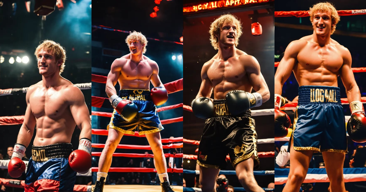 Lexica - Logan Paul, Boxing Ring, Victory, Happy, Sweaty, frank ...