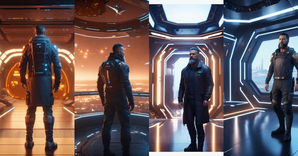 Lexica - 45 year old masculine man with trim beard boarding a luxurious ...