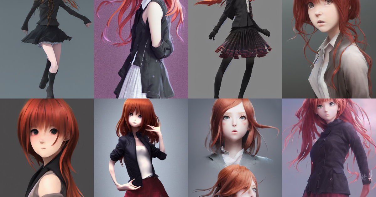 Lexica - Very complcated dynamic composition, realistic anime style at ...