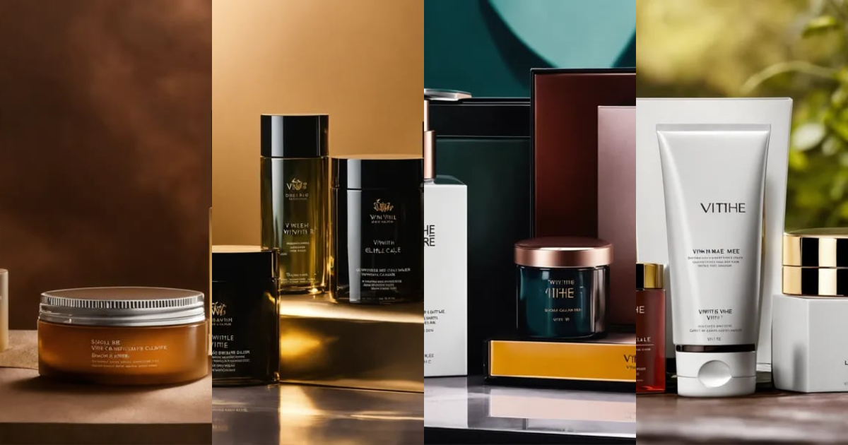 Lexica - A three contemporary beautiful glossy withe cosmetic care for ...