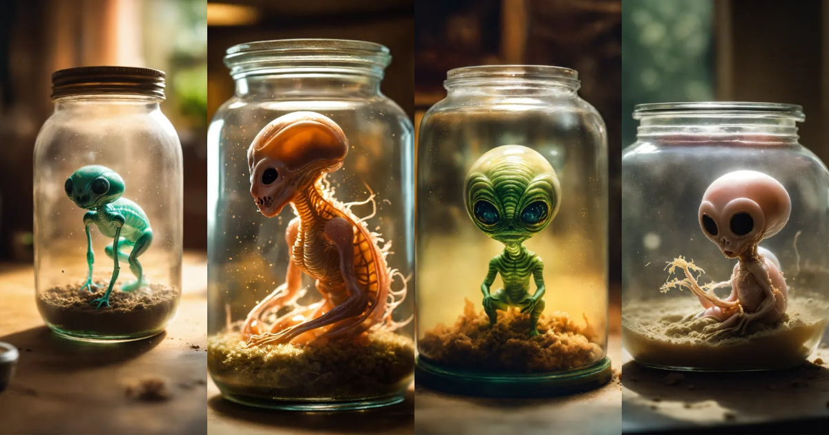 Lexica - A professional, high quality photograph of an alien embryo ...