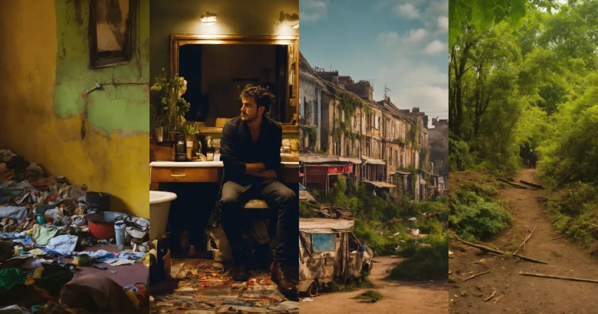 Lexica - Unkept untidy male