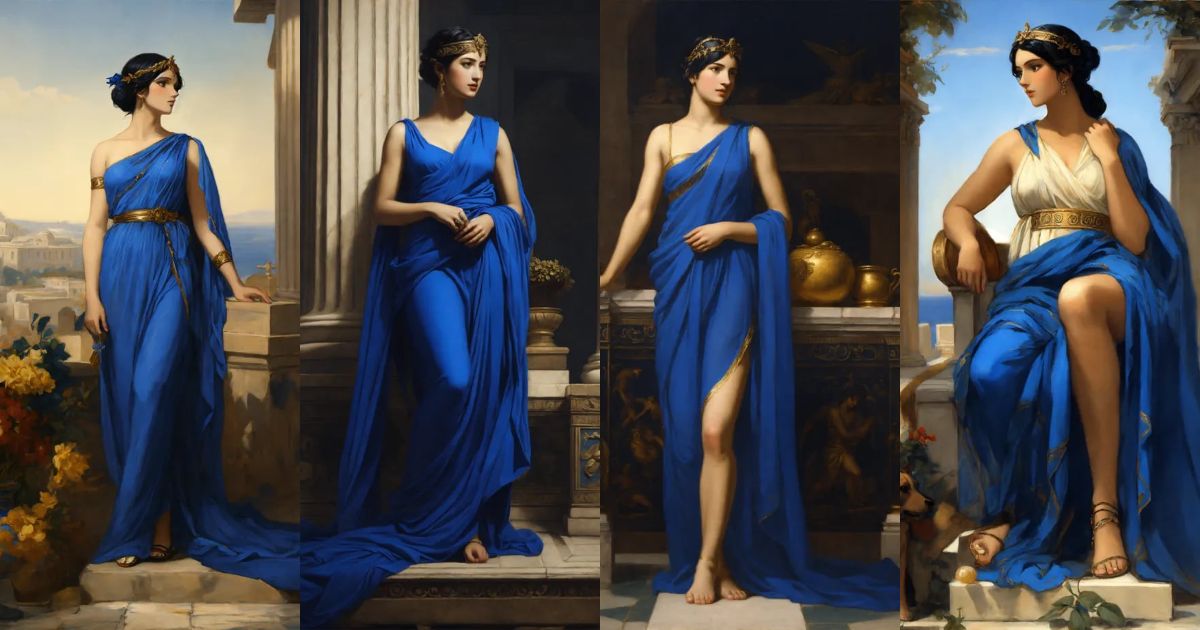 Lexica - Neoclassical art. Full body. Hera. Greek Goddess. Black hair ...