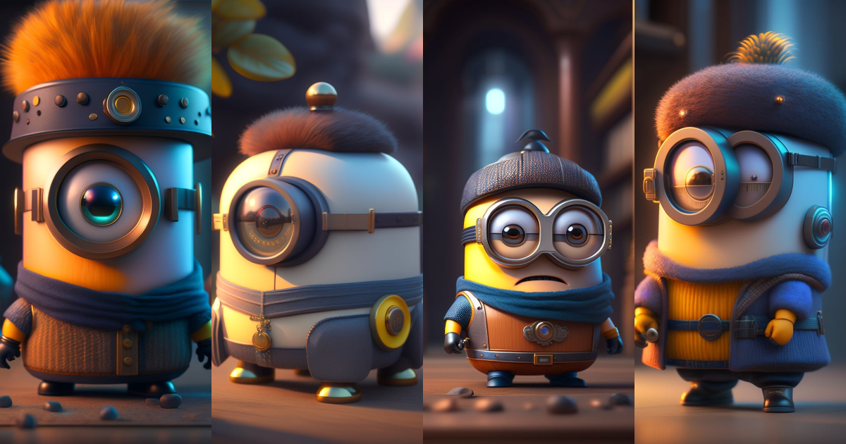 Lexica - Hyper realistic 8k minions, perfect composition, beautiful ...