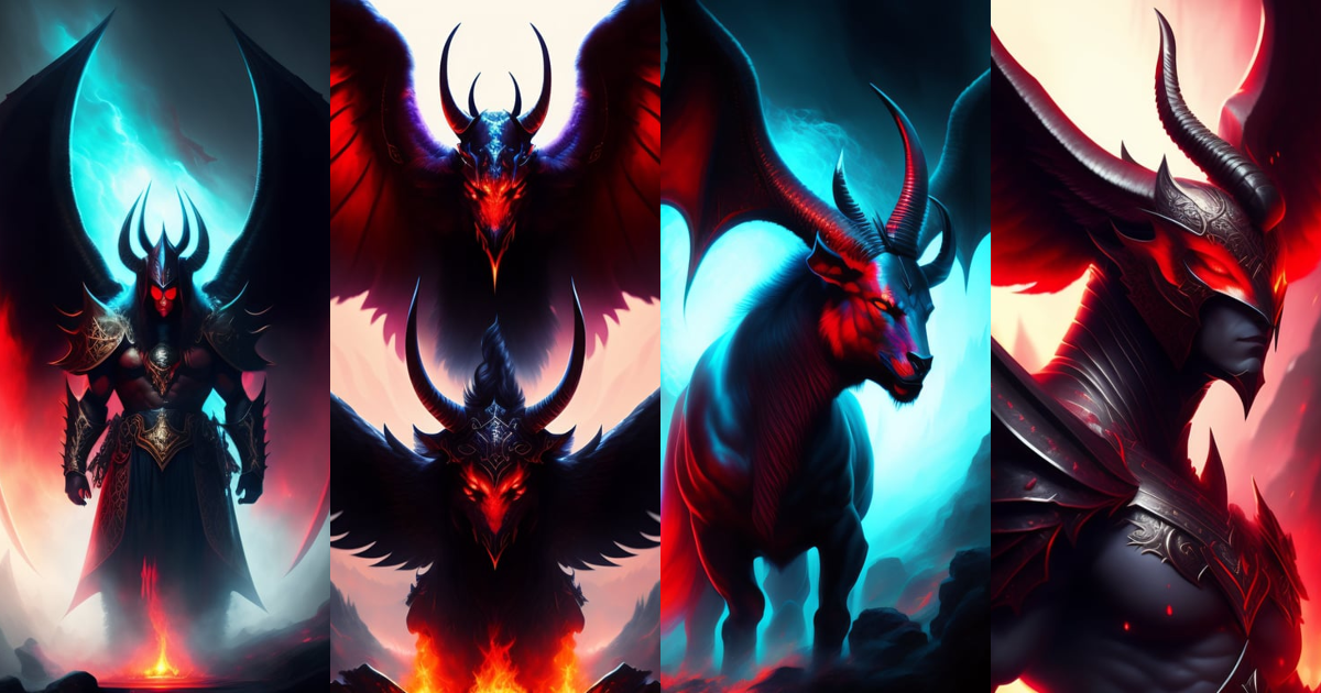 Lexica - Greater demon baal called the great duke red color wings horns ...