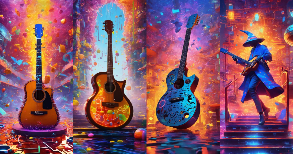 Lexica - A time-traveling wizard, guitar infused into a floating retro ...