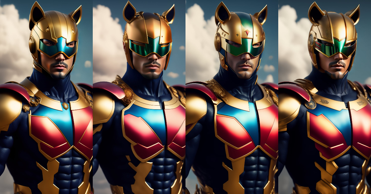 Lexica - A realistic painting depicting the Kamen Rider man bear ...