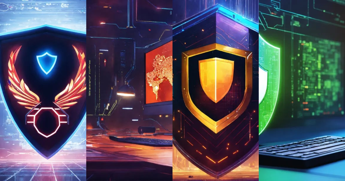 Lexica - Cyber shield illustration