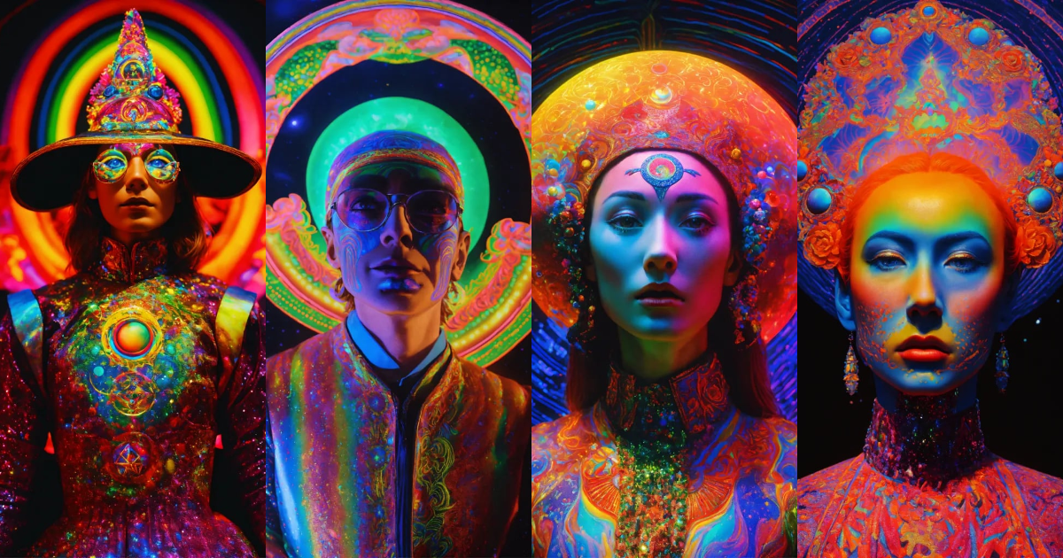 Lexica - Photorealistic 3D portrait of folk costume, of cosmic Alex ...