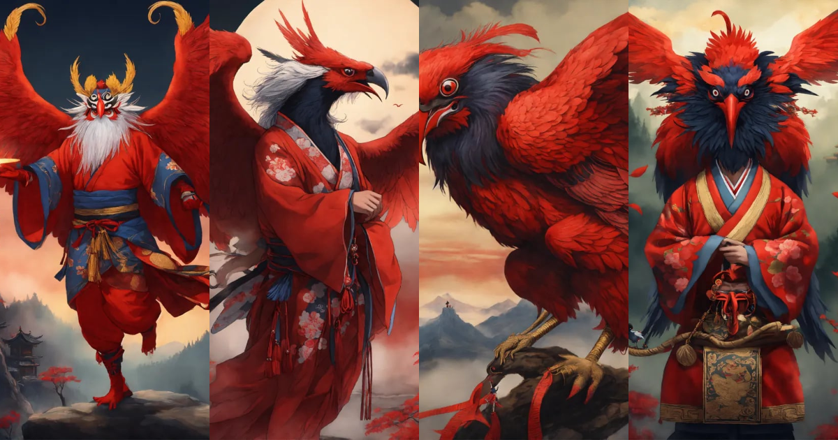 Lexica - Tengu Yokai mystérieux étrange Les Tengu sont des gobelins au ...