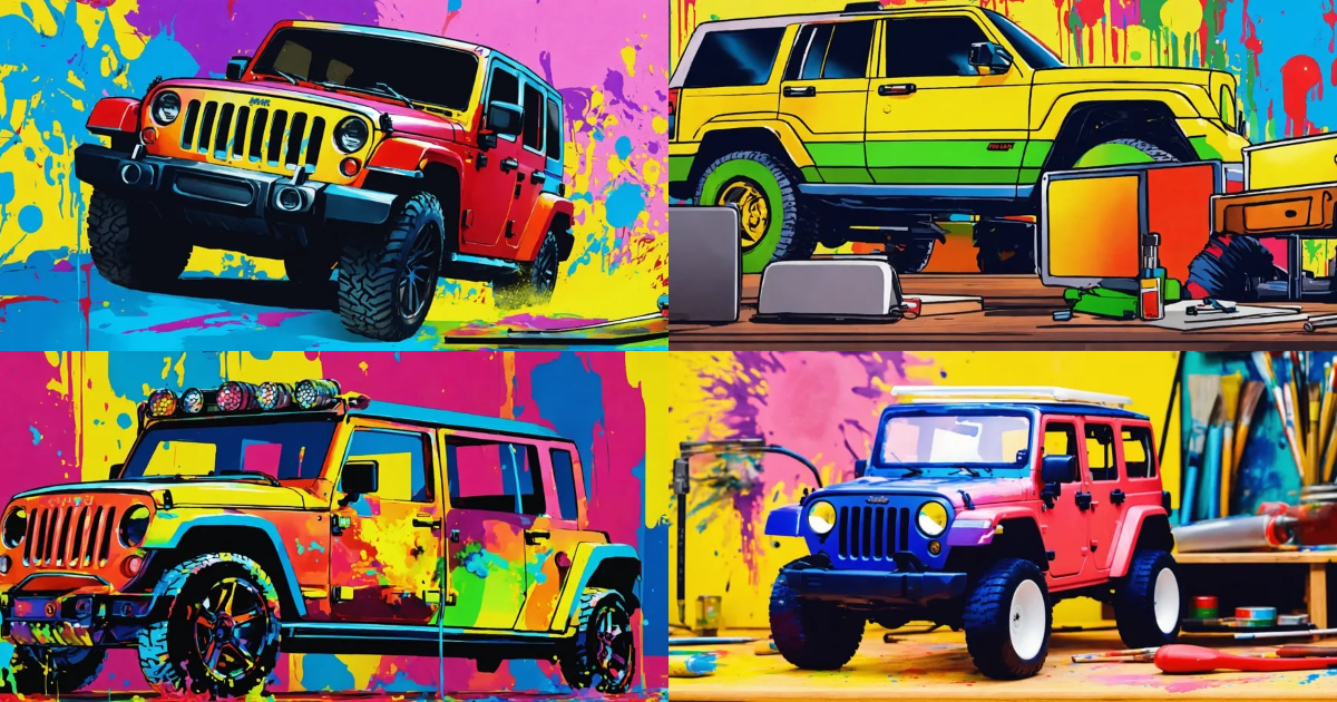 Lexica - A person bolting a bumper onto their remote control jeep on ...