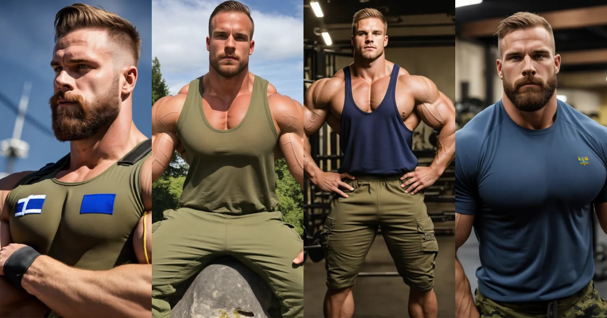 Lexica - 30-year-old Swedish man with big muscles, big bodybuilder ...