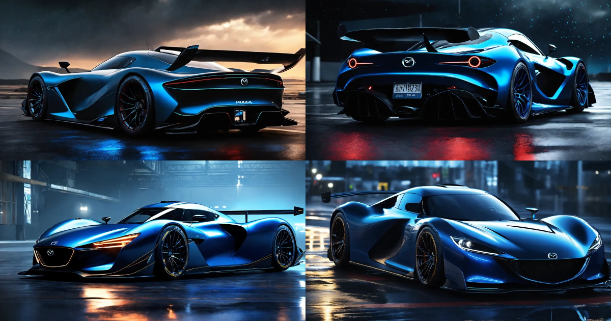 Lexica - Motion graphics, matte black with blue details, highly ...