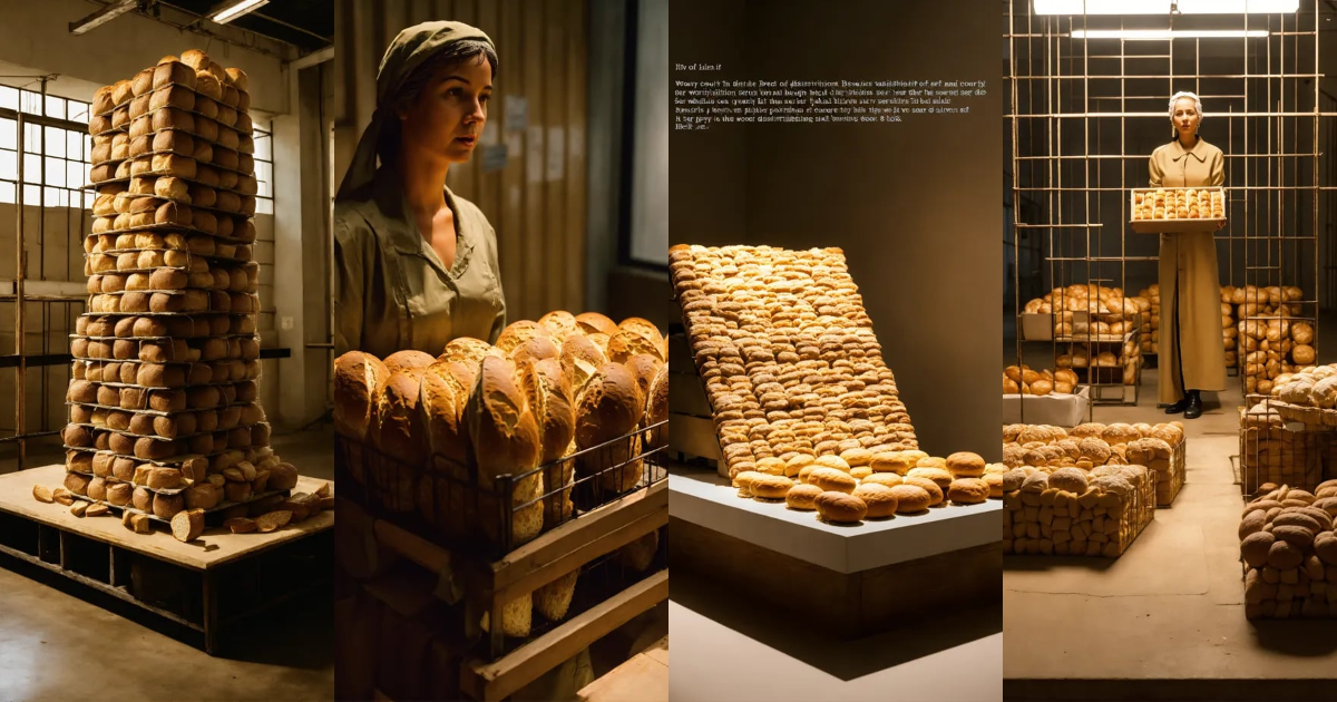 Lexica - The court distributed bread rations at the bread distribution ...