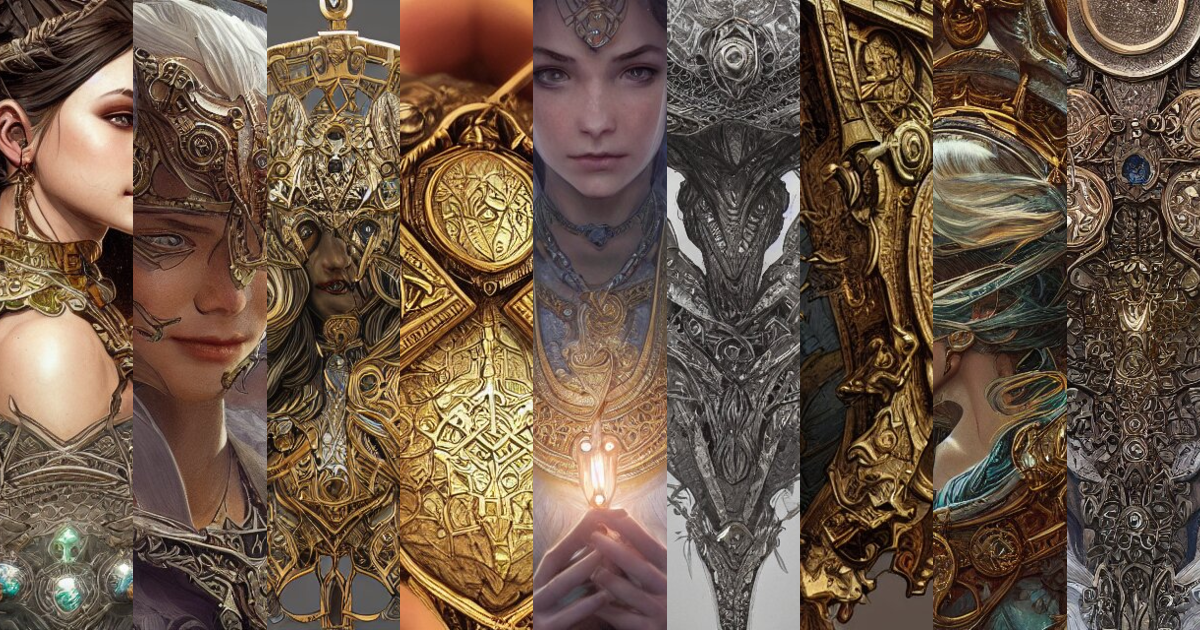 Lexica - Close up shot of an amulet, d & d, fantasy, intricate, elegant ...