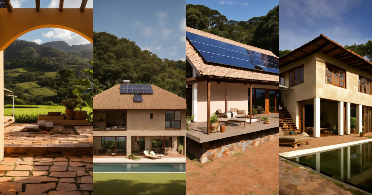 Lexica - Brazilian farm house stone and clay sustainable traditional ...