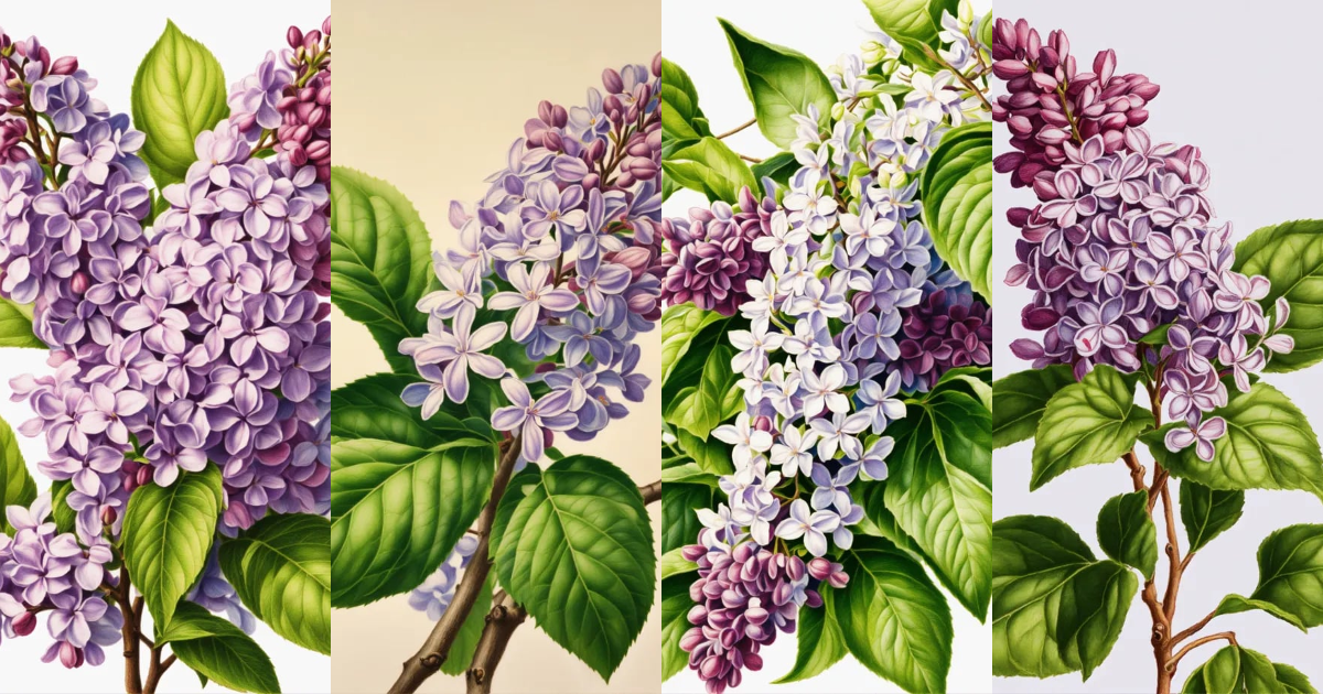 Lexica - Beautiful branches of blooming lilac, excellent, vintage style ...