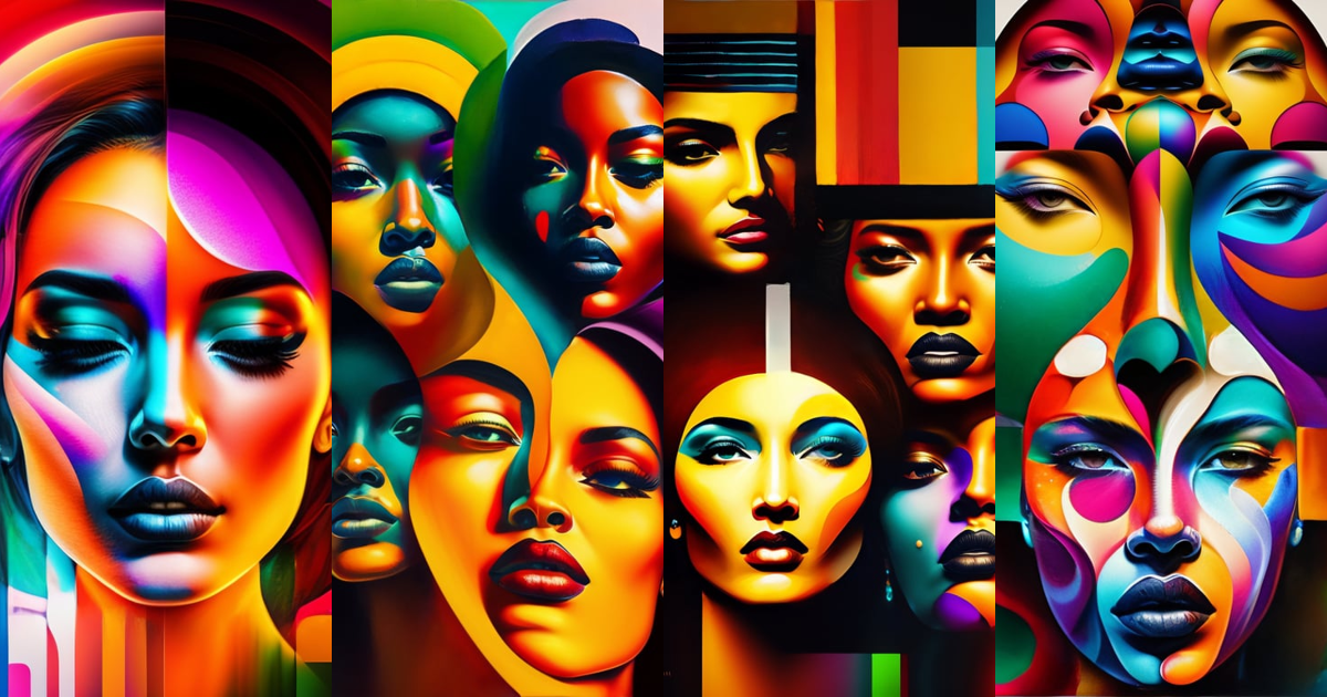 Lexica - MANY ABSTRACT FACES