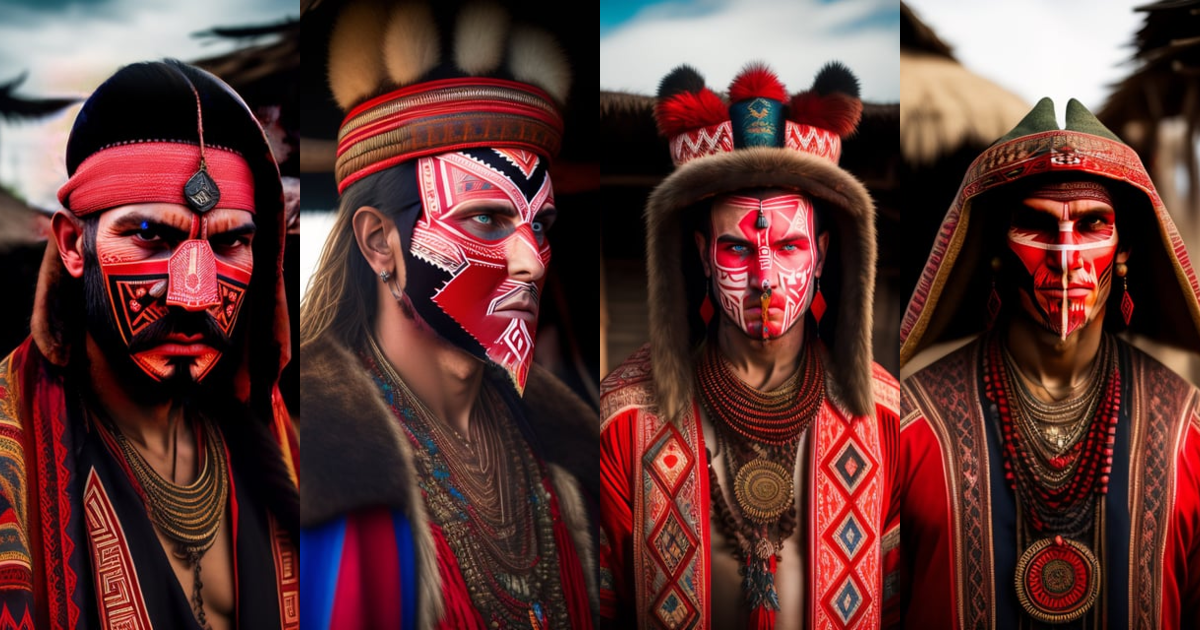 Lexica - Wide angle Environmental shot of a mysterikus slavic man ...