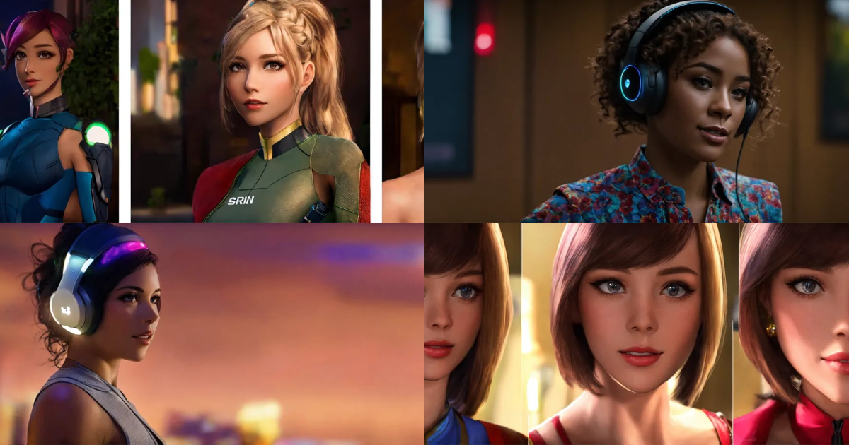 Lexica - Siri as a female human