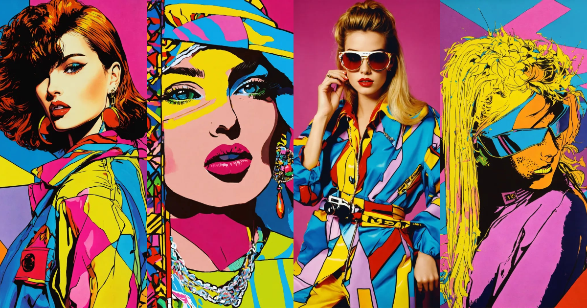 Lexica - 1990s fashion,pop art
