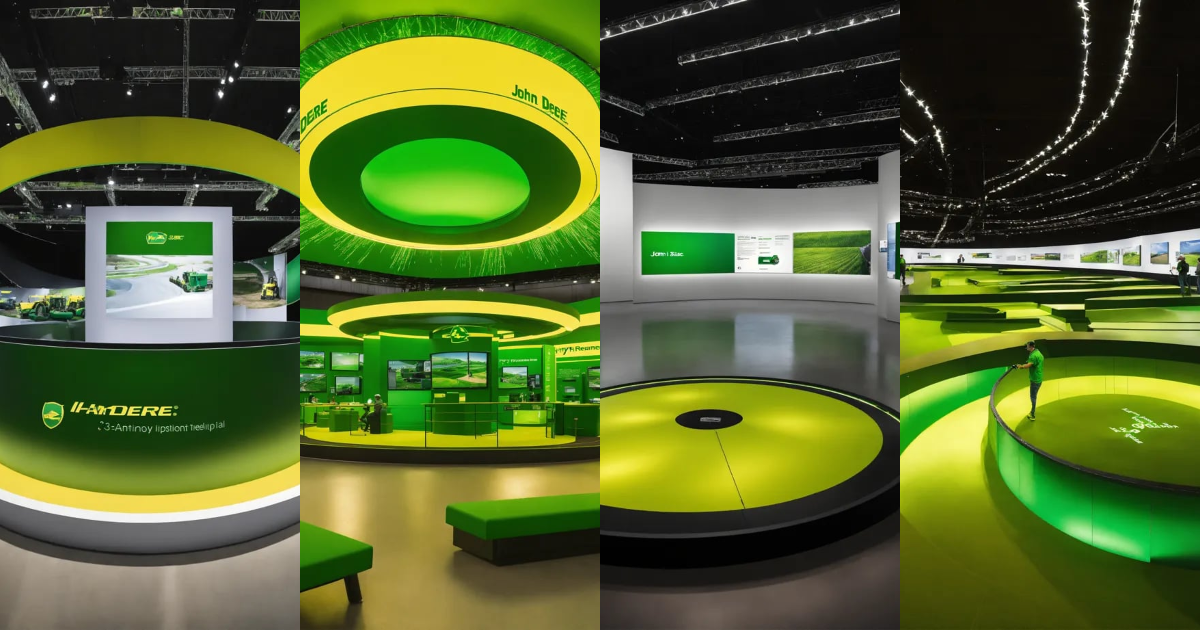 Lexica - Imagine a 32-foot circular exhibition space inspired by ...