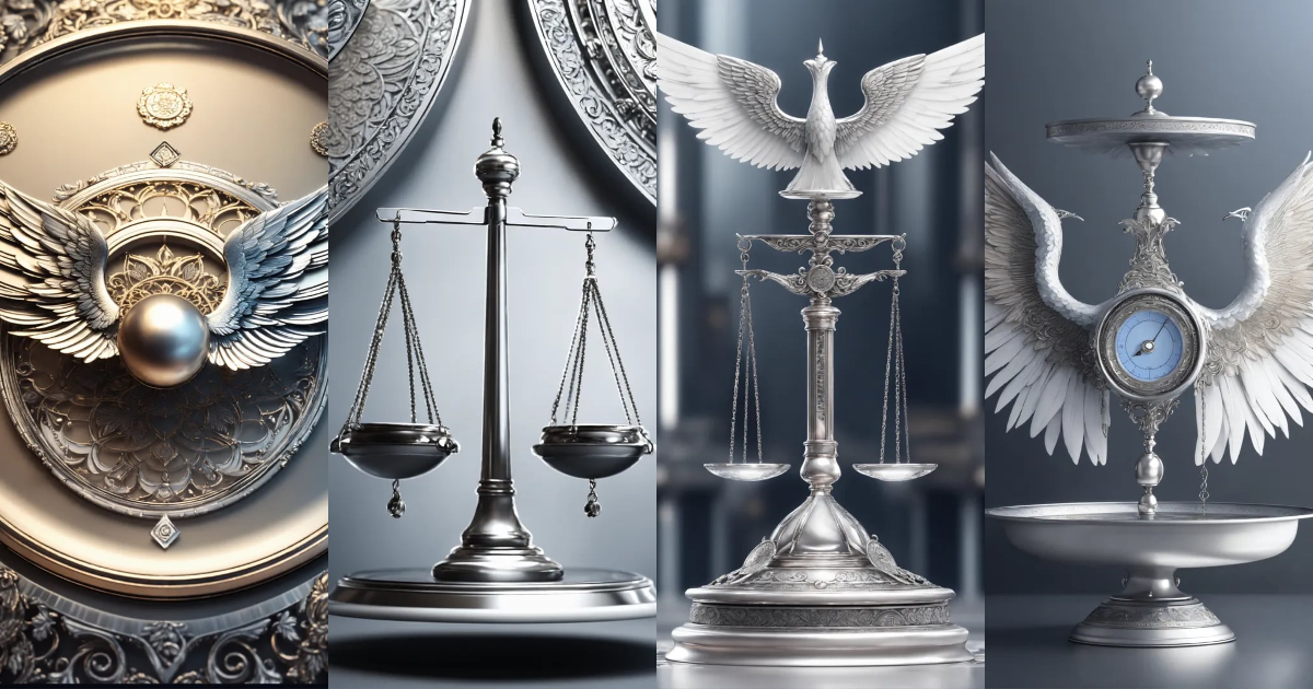 Lexica - Beautiful and perfect silver balance scale, detailed, digital ...