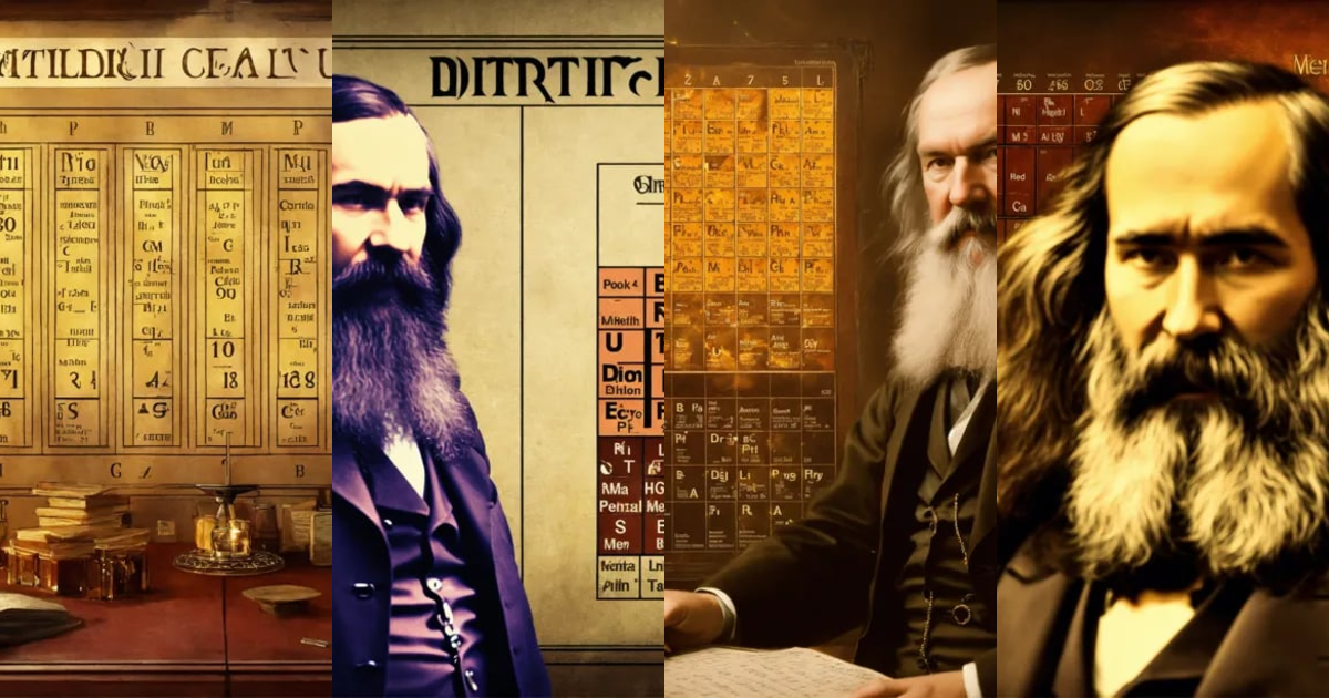 Lexica - Imagine Dmitri Mendeleev where he is seeing his periodic table ...