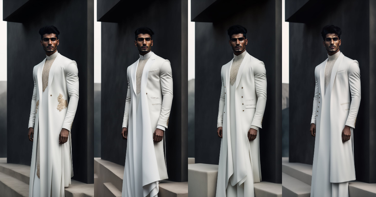 Lexica - Haute couture beautiful pakistani male, fashion model ...