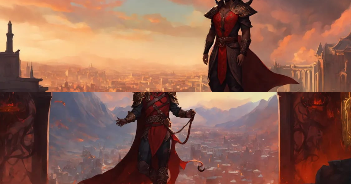 Lexica - A tiefling from Dungeons and dragons, a lean and wiry build ...