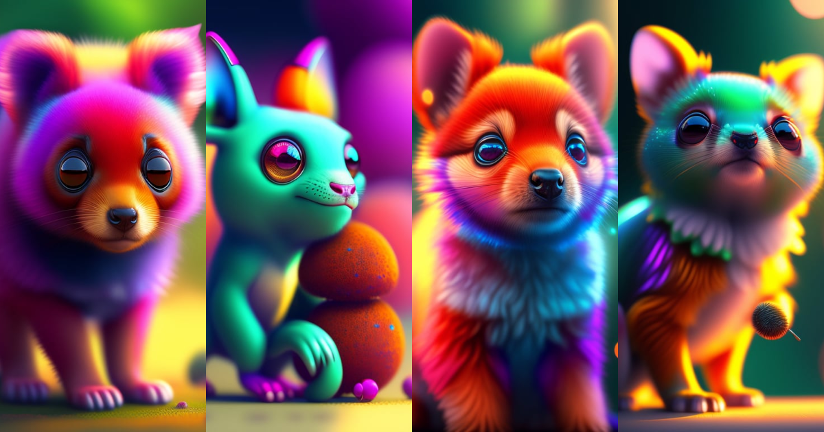 Lexica - Electron microscope, cute chamelion, by wlop, vibrant colors