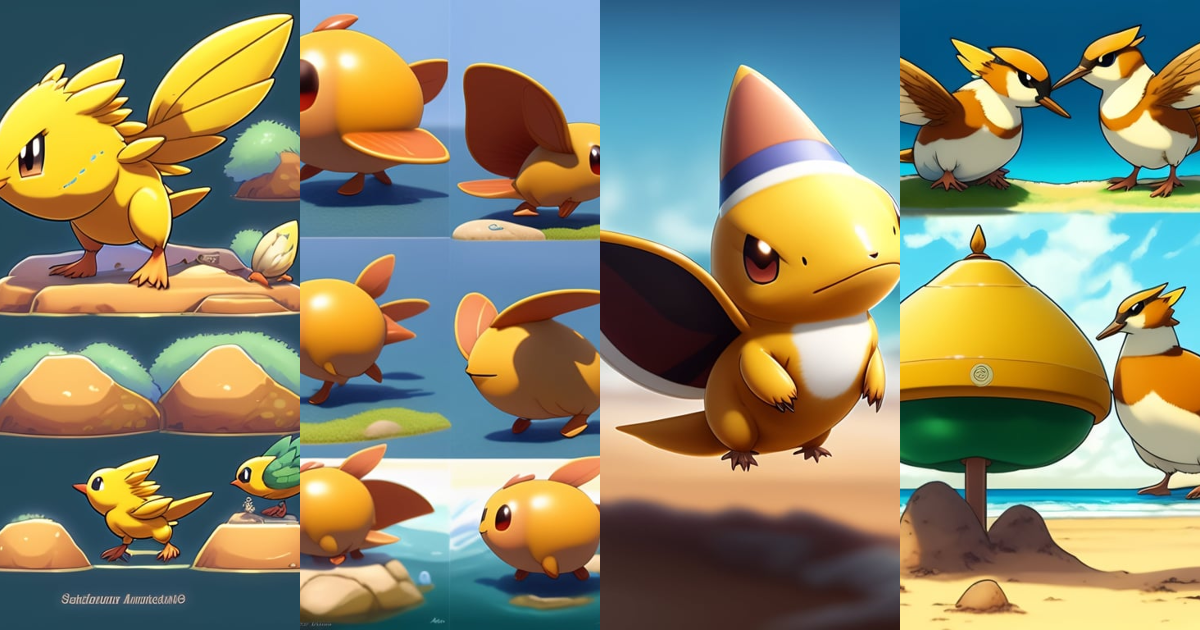 Lexica - Flying and ground type Pokemon based on a sandpiper, first ...