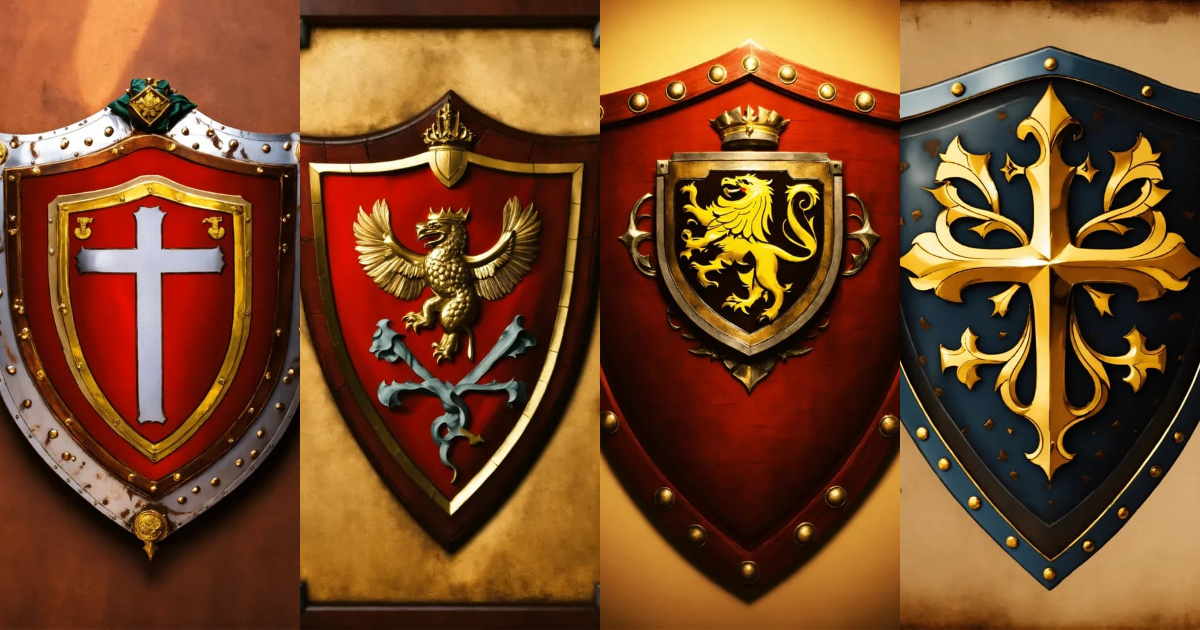 Lexica - A simple shield with heraldry