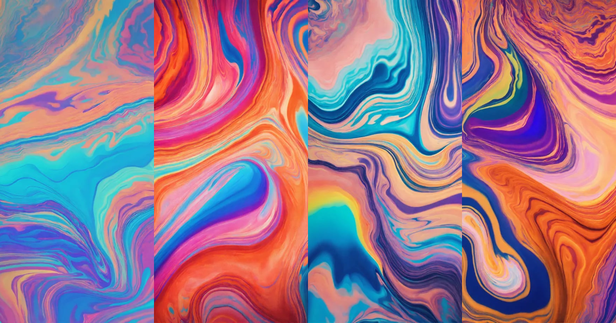 Lexica - Psychedelic marbling pattern of psychedelic color background ...