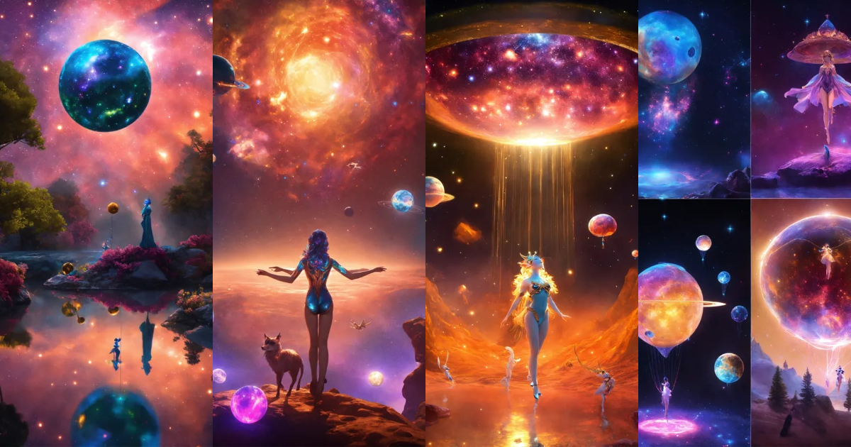 Lexica - Stellar Cosmic Creatures Immerse yourself in a celestial ...