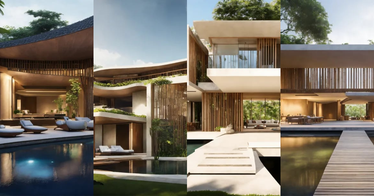 Lexica - Envision a Zaha Hadid-styled, environmentally-conscious villa ...