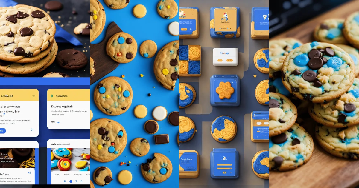 Lexica - Google cookies blue black ux/ui