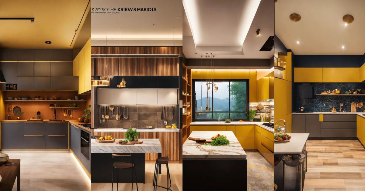 Lexica - Image Idea A stunning and sleek modular kitchen setup with ...