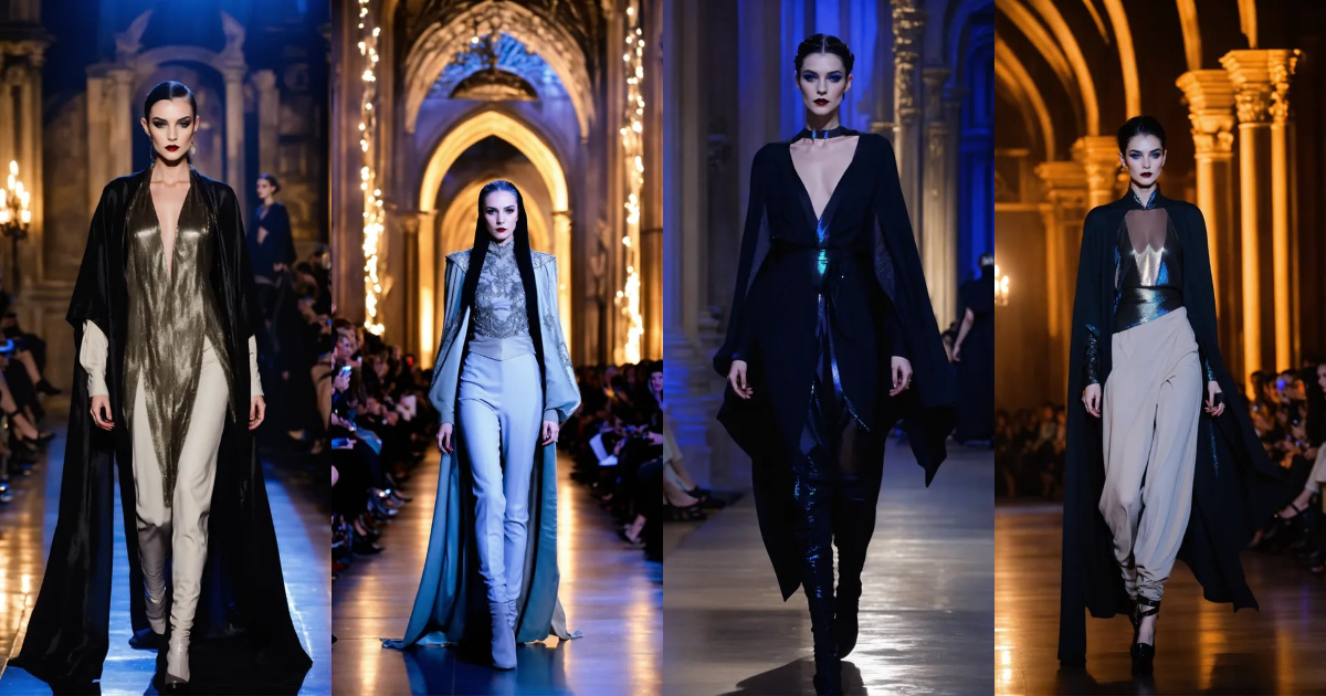 Lexica - Lothlorien androgynous royal vampire walking runway during ...