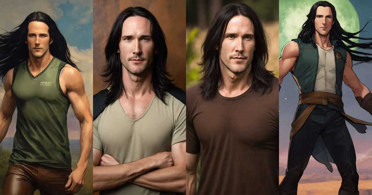 Lexica - Matt Mercer as a tall long distance runner with long straight ...