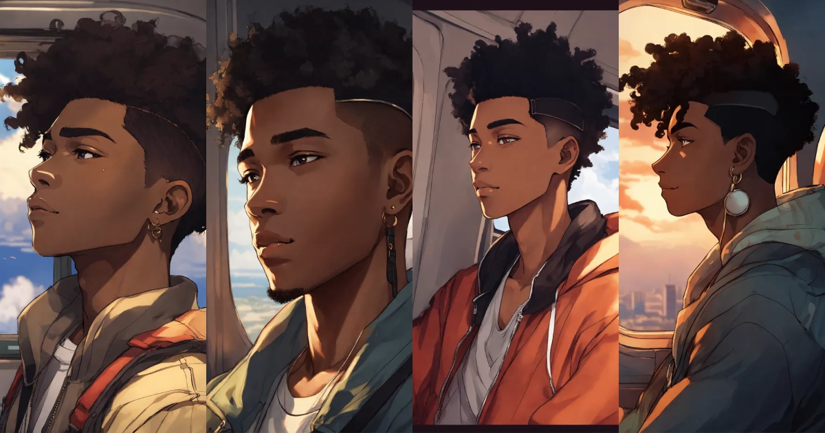 Lexica - Captivating young black chinese male, mixed race, 20s, dark ...