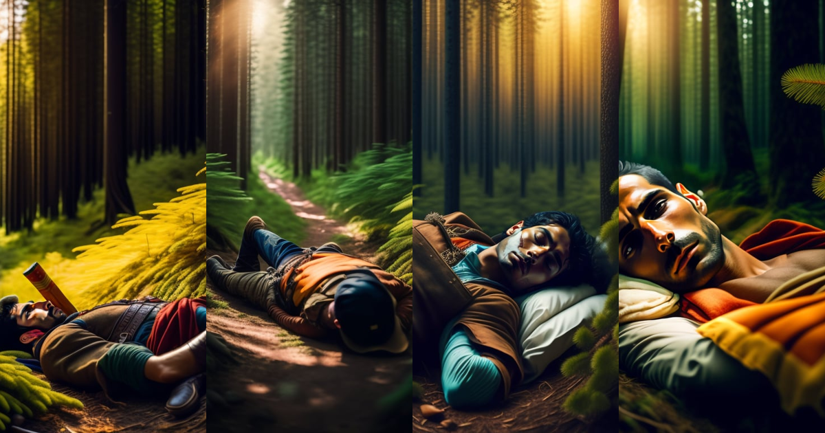 Lexica - A Spanish bandit lying down and wounded with a handkerchief in ...