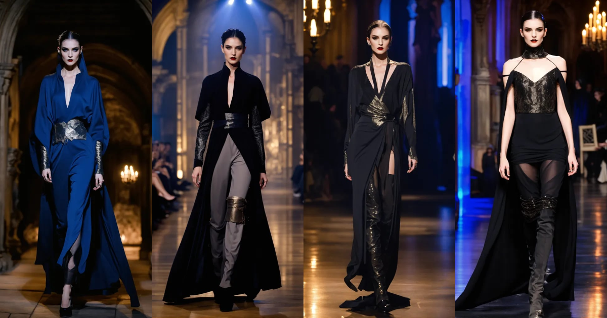 Lexica - Lothlorien androgynous royal vampire walking runway during ...