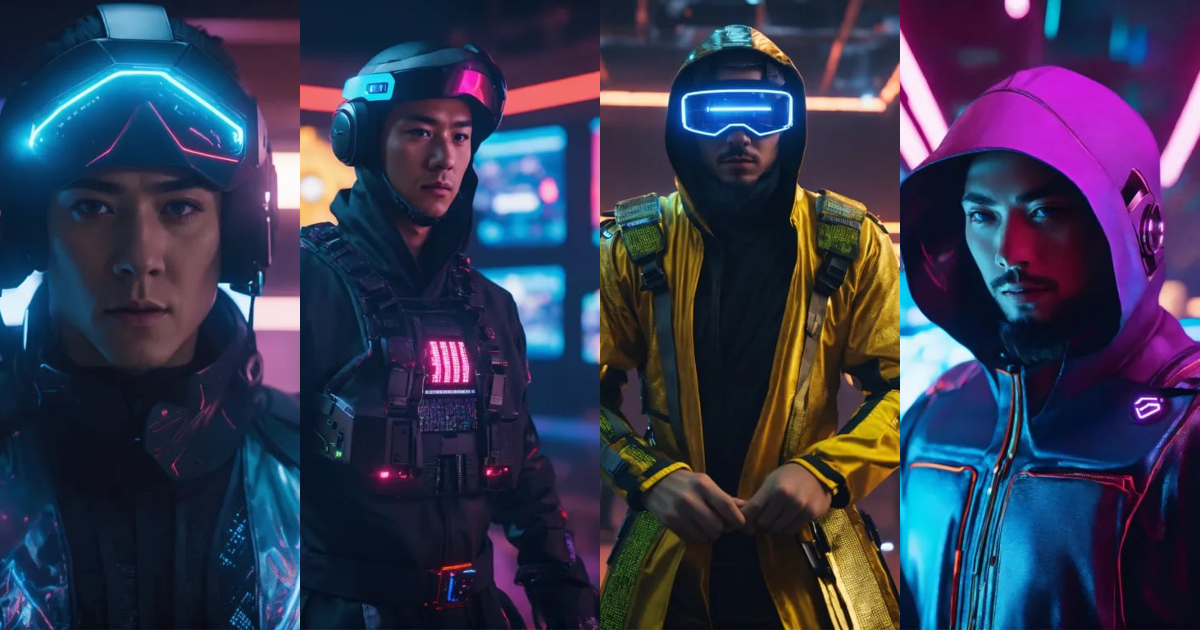 Lexica - Zoom out from a futuristic martial arts master and computer ...