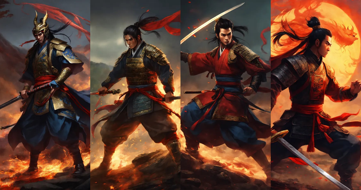 Lexica - Wuxia. Soldier fighting demon