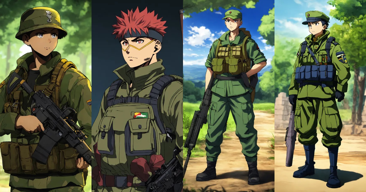 Lexica - Soldier guerilla in hunter x Hunter style