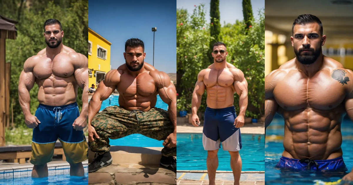 Lexica - 30-year-old man with big muscles, big bodybuilder, body like a ...