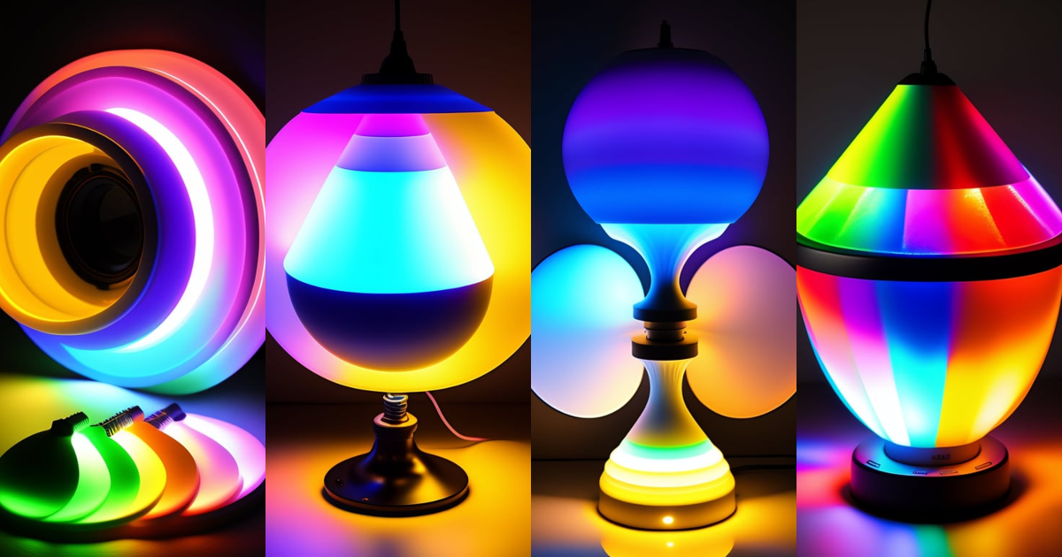 Lexica - Full color rotating lamp led